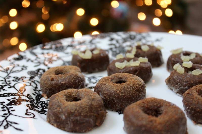 Raw, Vegan Gingerbread Donuts – Rejoice Nutrition and Wellness