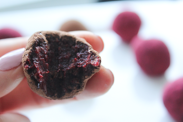 Raw, Red Velvet Truffels. – Rejoice Nutrition and Wellness
